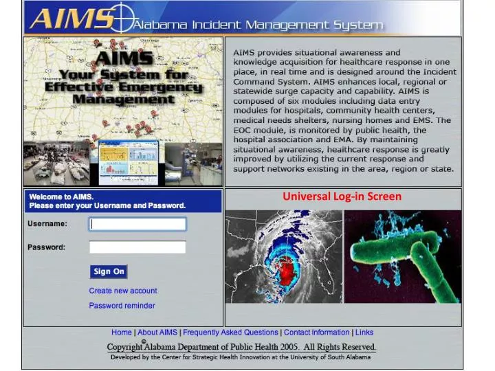 PPT - Universal Log-in Screen PowerPoint Presentation, free download ...