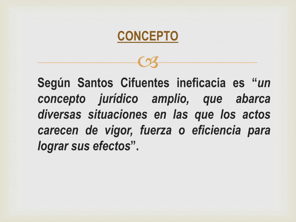 PPT - INEFICACIA DEL ACTO JURIDICO PowerPoint Presentation, free ...