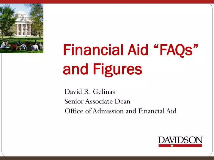 PPT - Financial Aid “FAQs” and Figures PowerPoint Presentation, free ...