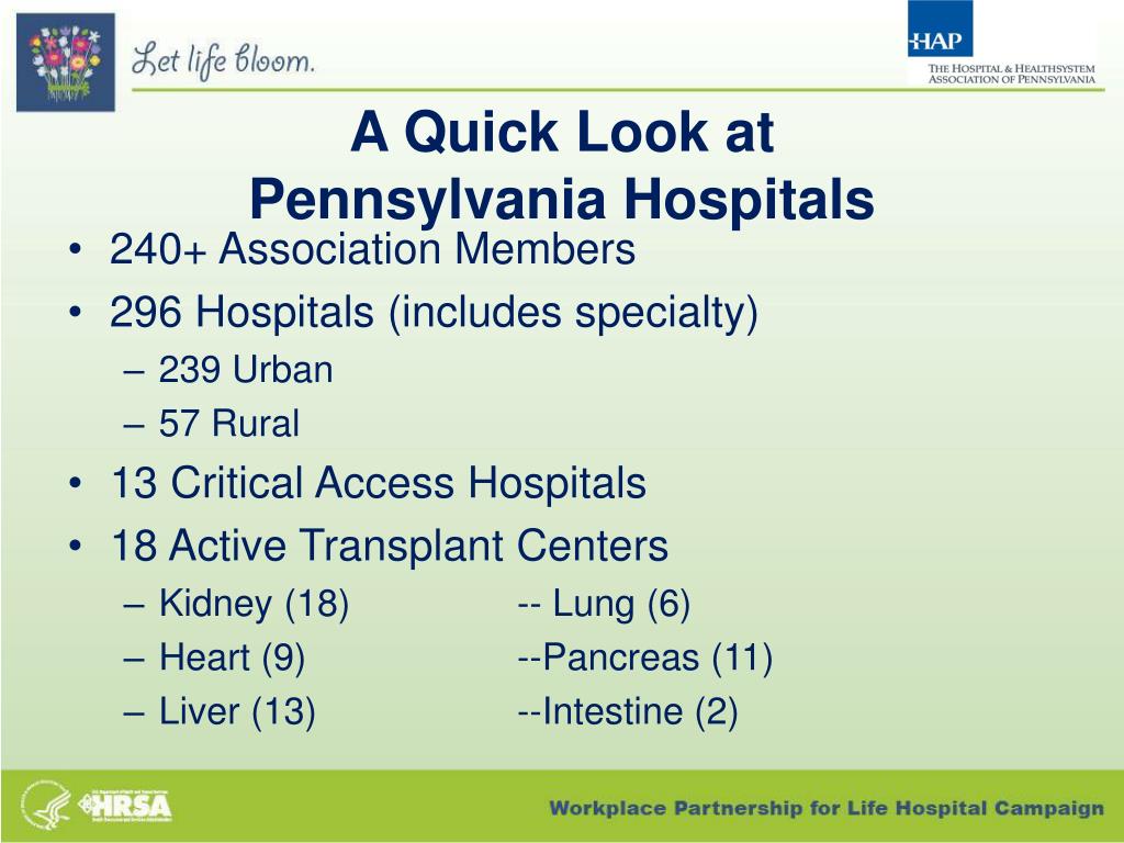 PPT - Encouraging Hospital Association Participation in the Hospital ...