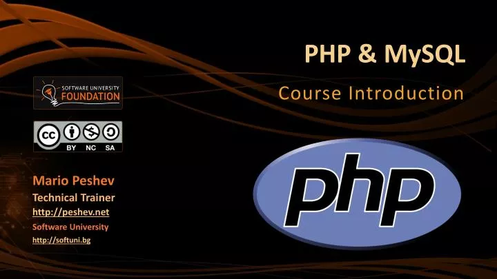 PPT - PHP & MySQL PowerPoint Presentation, free download - ID:2934903