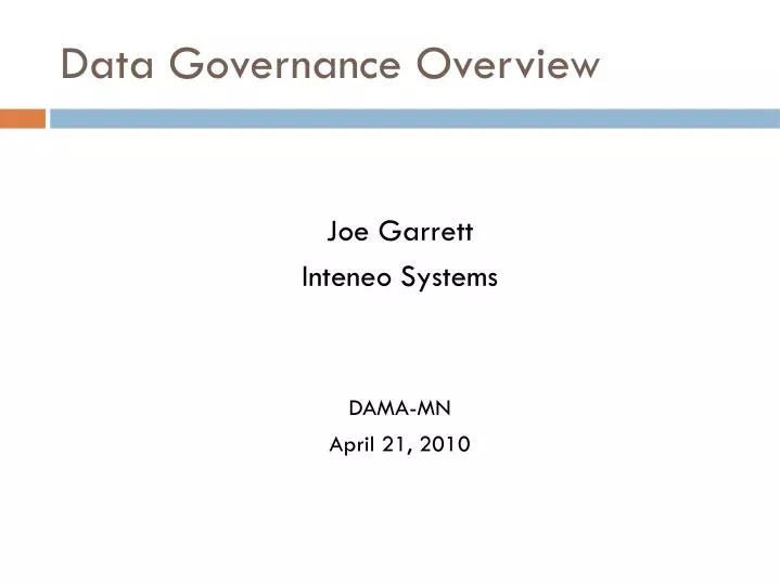 PPT - Data Governance Overview PowerPoint Presentation, free download ... PPT - Data Governance Overview PowerPoint Presentation, free download ...