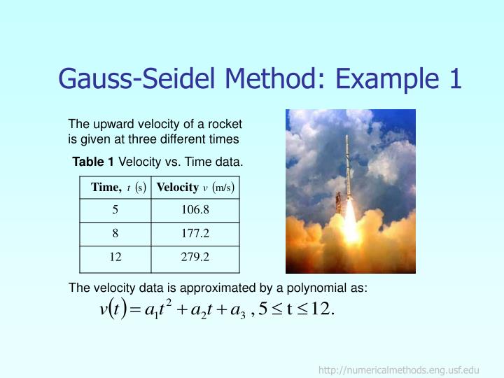 PPT - Gauss-Siedel Method PowerPoint Presentation - ID:2935347
