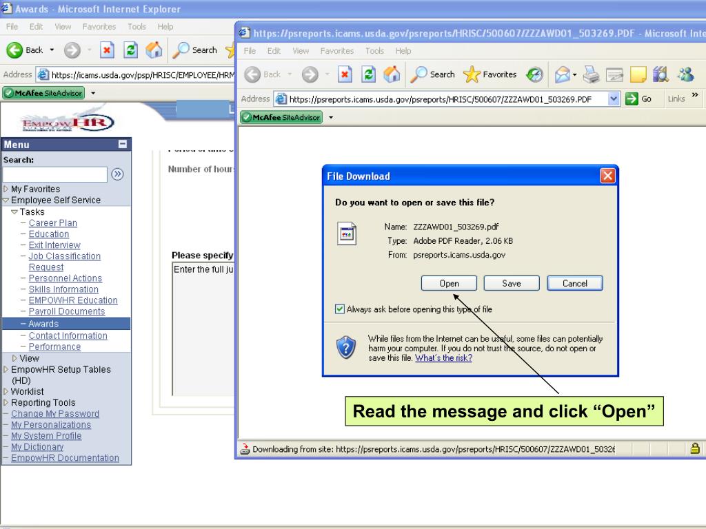 PPT - Employee Enters Individual Time Off Award – EmpowHR ESS Version 9 ...