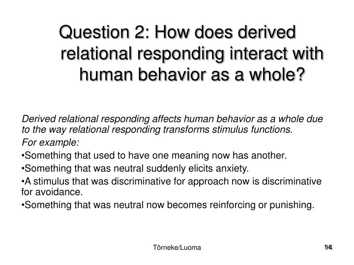 PPT - Relational Frame Theory PowerPoint Presentation - ID:2935516