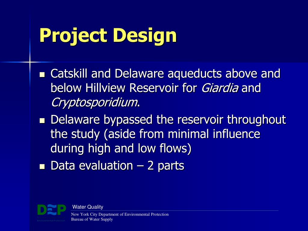 PPT - Assessment of Protozoa in New York City’s Hillview Reservoir ...