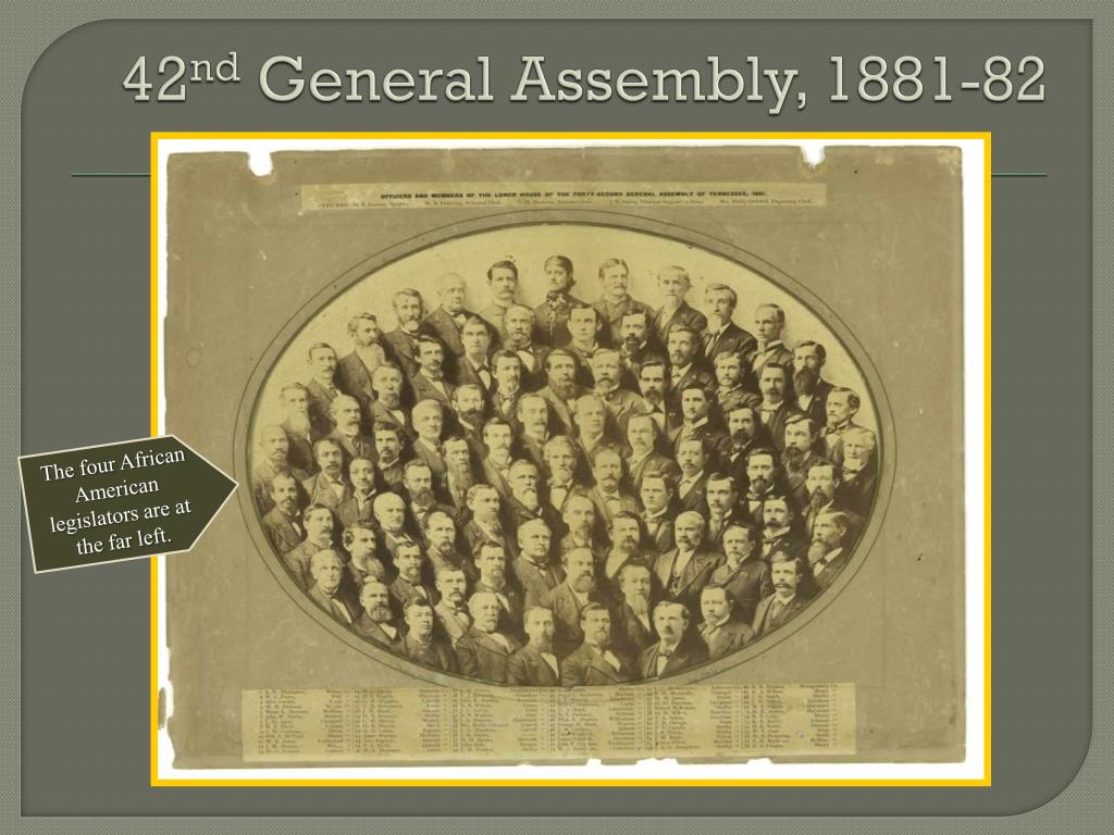 PPT - 19 th Century African American Legislators of Tennessee ...