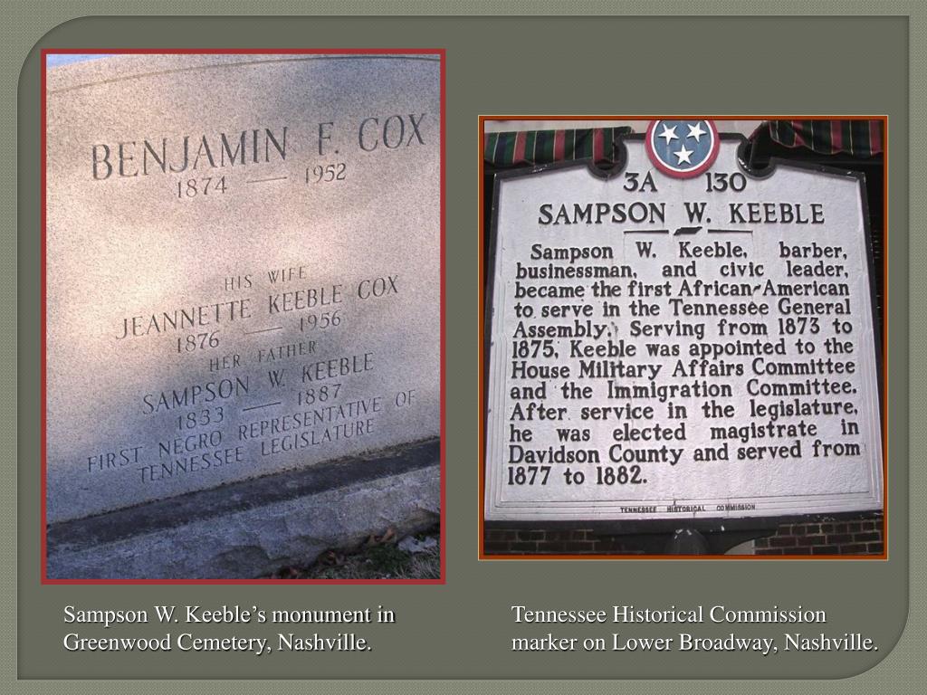 PPT - 19 th Century African American Legislators of Tennessee ...