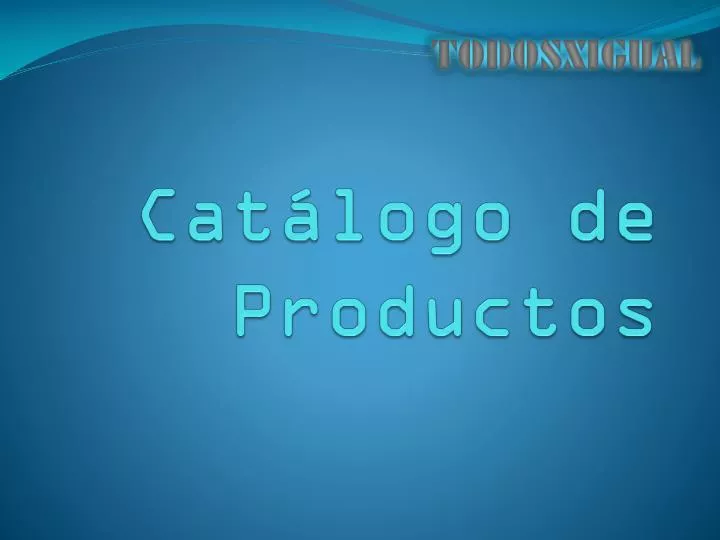 PPT - Catálogo de Productos PowerPoint Presentation, free download - ID:2936019