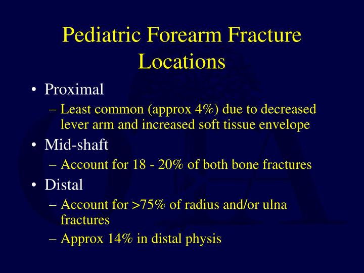 PPT - Pediatric Fractures of the Forearm, Wrist and Hand PowerPoint ...