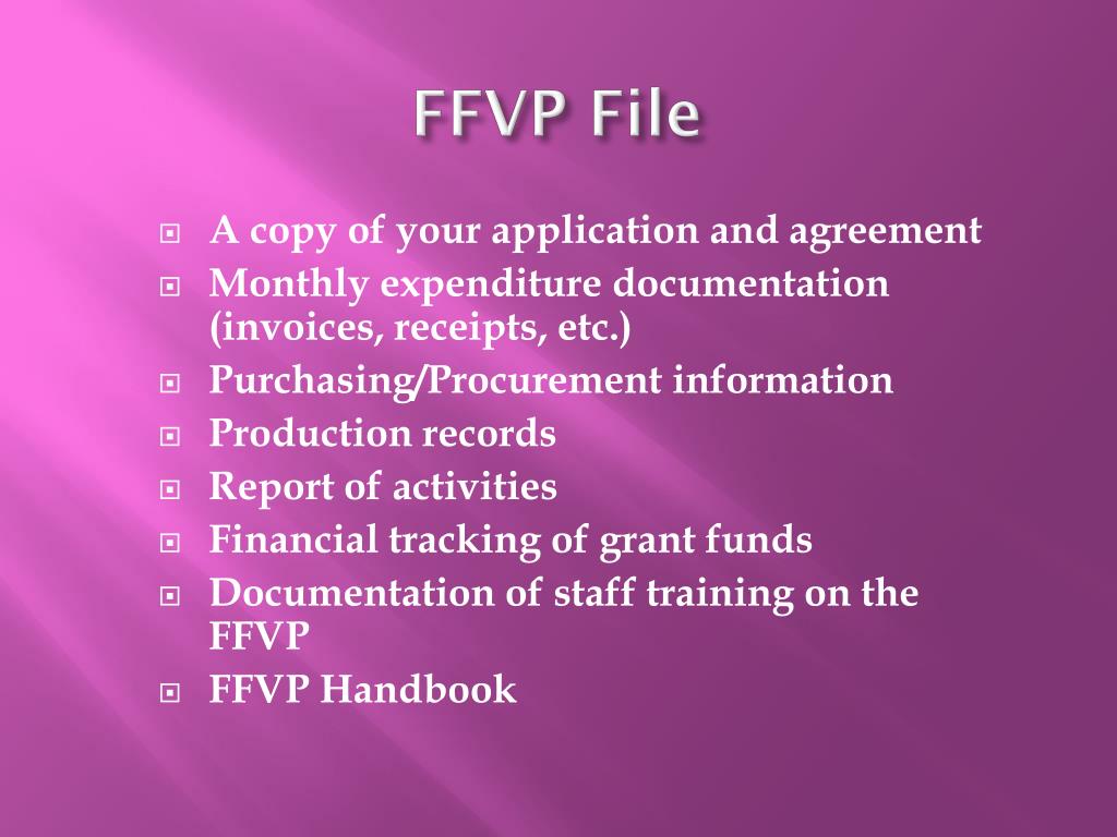 PPT - Fresh Fruit and Vegetable Annual Training 2013-2014 PowerPoint ...