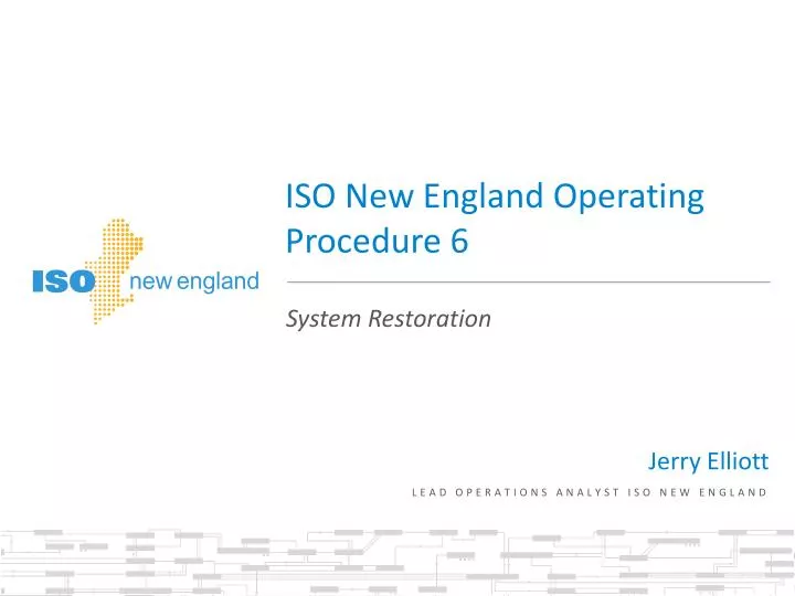PPT - Jerry Elliott PowerPoint Presentation, free download - ID:2936247