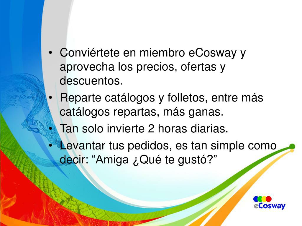 PPT - “Refuerza tu negocio eCosway con las mejores estrategias” PowerPoint Presentation - ID:2936383