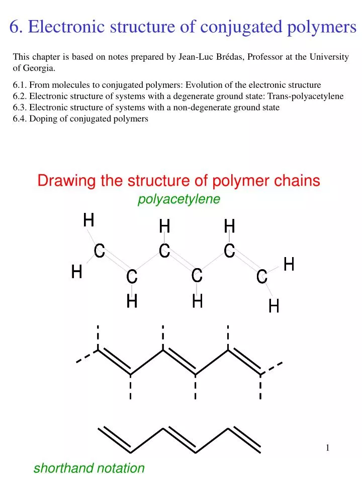 PPT - Drawing the structure of polymer chains PowerPoint Presentation ...