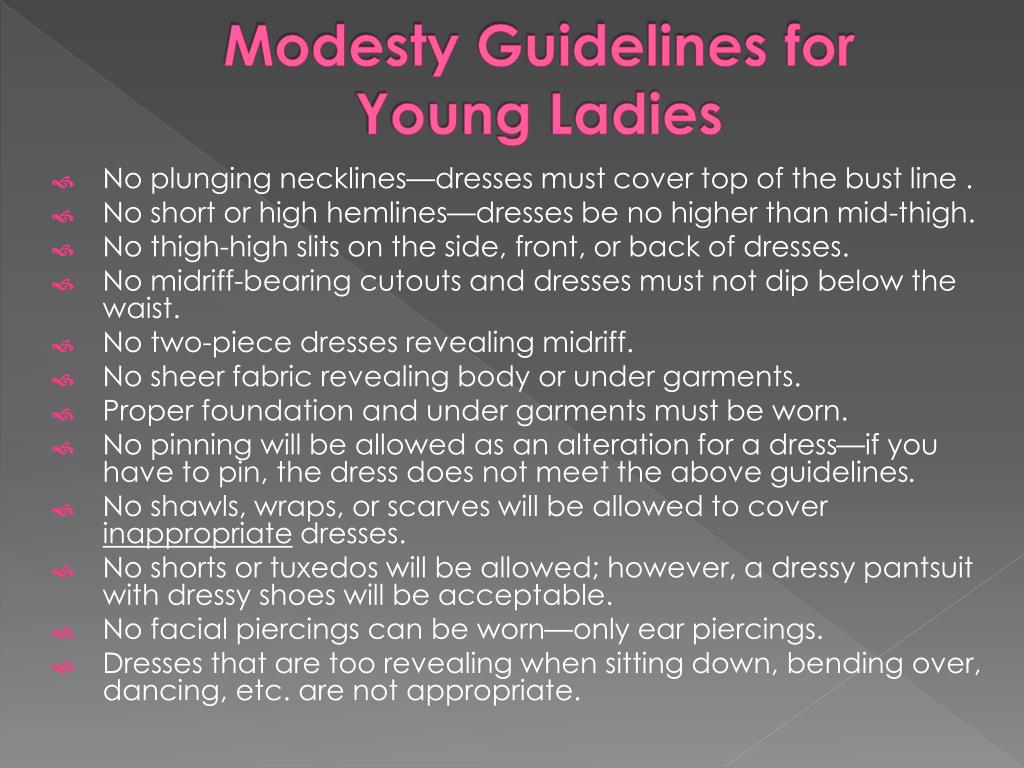 PPT - Guidelines for Horn High School’s Prom Attire & Etiquette ...
