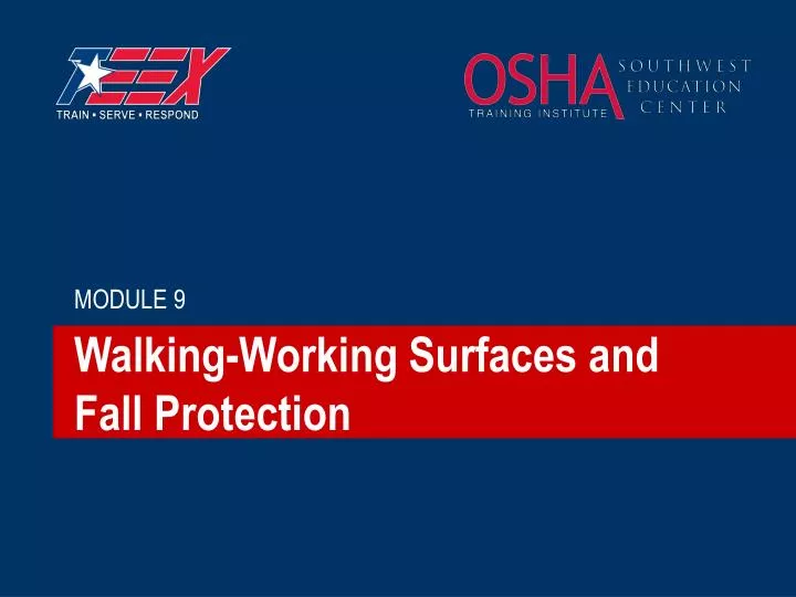 PPT - Walking-Working Surfaces and Fall Protection PowerPoint ...