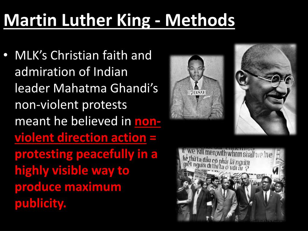PPT - What was the role of Martin Luther King in the Civil Rights ...