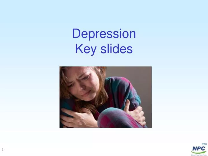 PPT - Depression Key slides PowerPoint Presentation, free download - ID ...