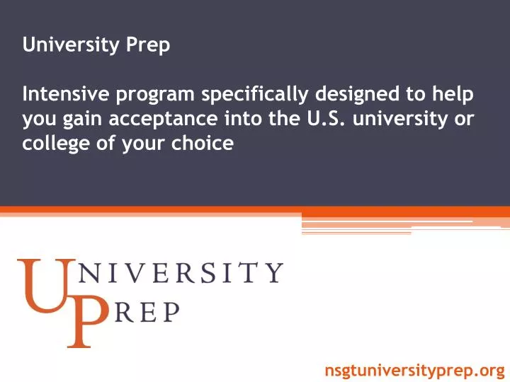 PPT - What is University Prep? PowerPoint Presentation, free download ...