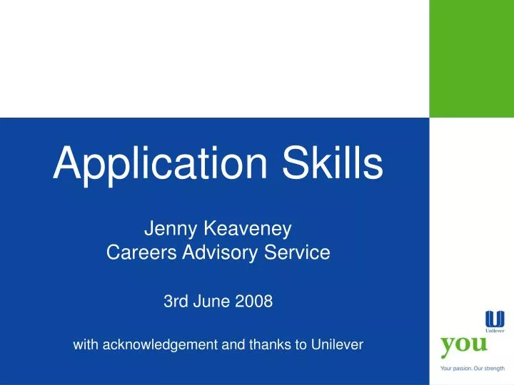 PPT - The Application Form PowerPoint Presentation, free download - ID ...