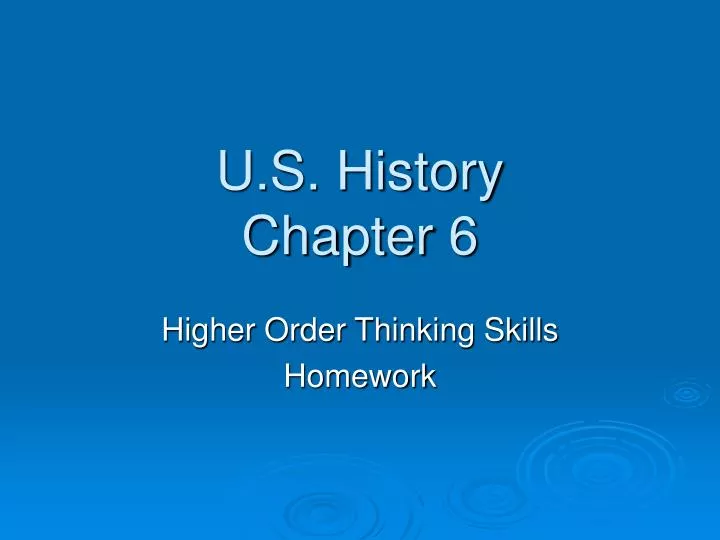 PPT - U.S. History Chapter 6 PowerPoint Presentation, free download ...
