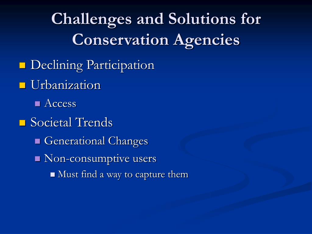 PPT - MARKETING AND ITS ROLE IN GOVERNMENT CONSERVATION AGENCIES ...