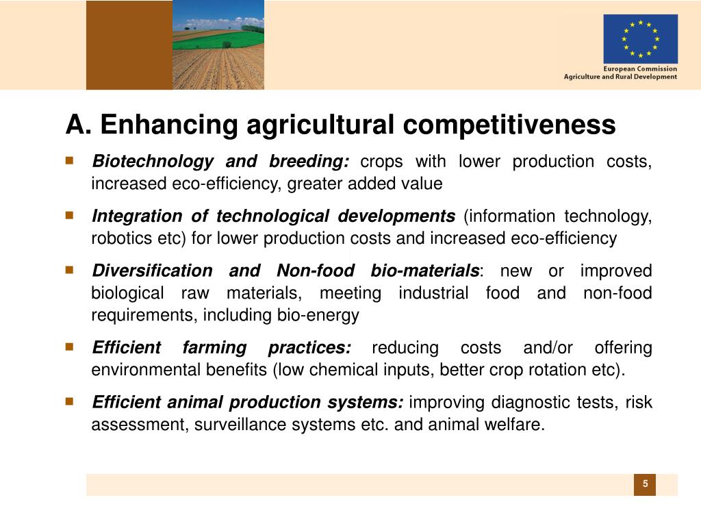 PPT - SCIENCE,SUSTAINABLE AGRICULTURE AND RURAL DEVELOPMENT IN THE E.U ...