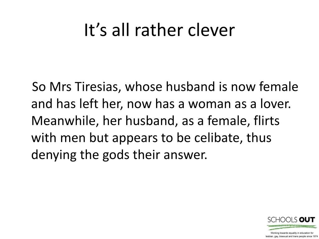 PPT - Mrs Tiresias, by Carol Ann Duffy PowerPoint Presentation, free ...