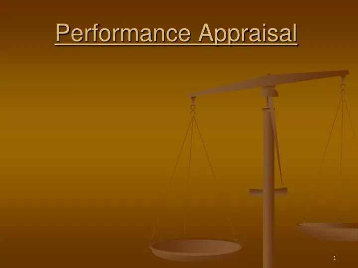 PPT - Performance Appraisal PowerPoint Presentation, free download - ID ...