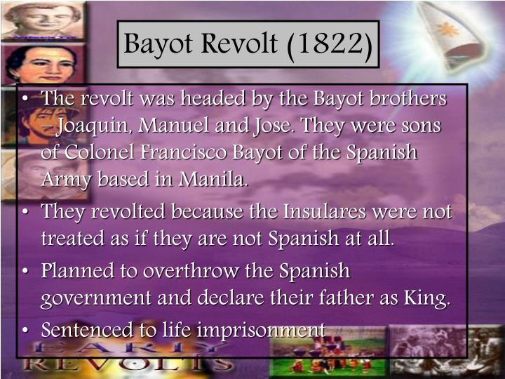 PPT - CAUSES OF FILIPINO REVOLTS PowerPoint Presentation - ID:2939375