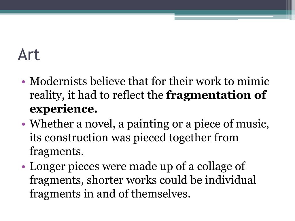 PPT - The Modernist Period (1914-1939) PowerPoint Presentation, free ...