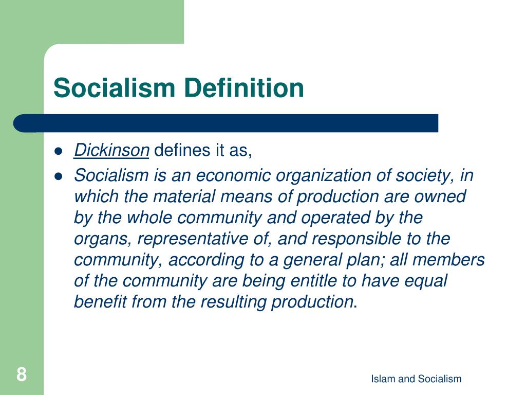 PPT - Islam & Socialism PowerPoint Presentation, free download - ID:2939411