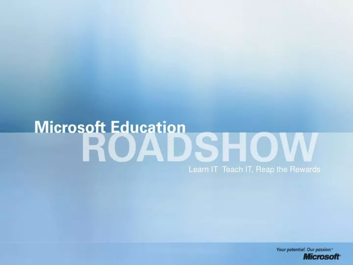 PPT - Learn IT Teach IT, Reap the Rewards PowerPoint Presentation, free ...