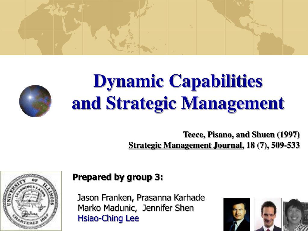 PPT - Dynamic Capabilities and Strategic Management PowerPoint ... PPT - Dynamic Capabilities and Strategic Management PowerPoint ...