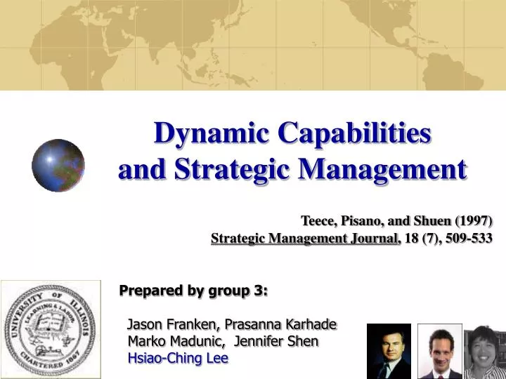 PPT - Dynamic Capabilities and Strategic Management PowerPoint ...