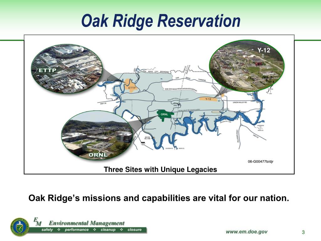 PPT - DOE Office of Environmental Management – Oak Ridge Office ...