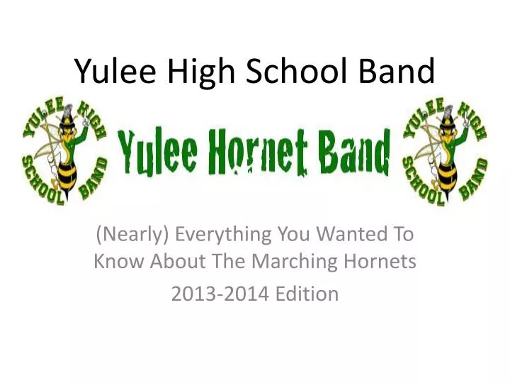 PPT - Yulee High School Band PowerPoint Presentation, free download ...