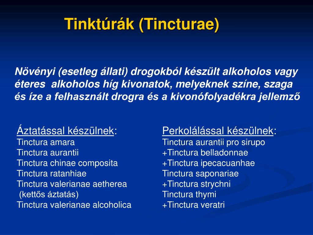 PPT - Növényi drogok feldolgozása gyógyszerkészítménnyé PowerPoint ...