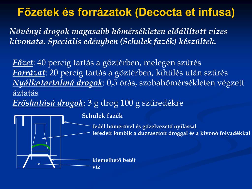 PPT - Növényi drogok feldolgozása gyógyszerkészítménnyé PowerPoint ...