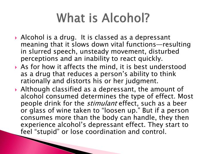 PPT - Facts About Alcohol PowerPoint Presentation - ID:2941116
