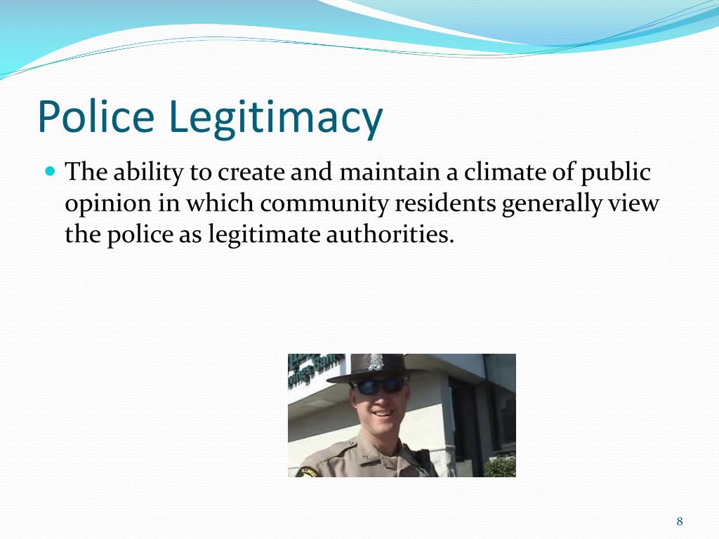 PPT - Procedural Justice and Legitimacy SPIAA 2014, Tampa, Florida ...