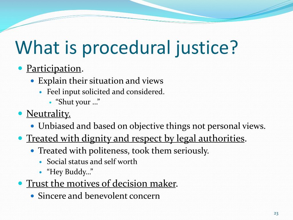 PPT - Procedural Justice and Legitimacy SPIAA 2014, Tampa, Florida ...