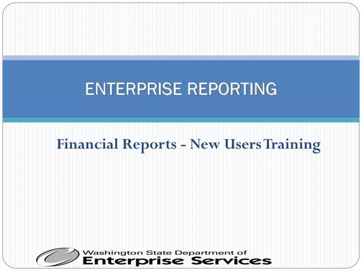PPT - ENTERPRISE REPORTING PowerPoint Presentation, free download - ID ...
