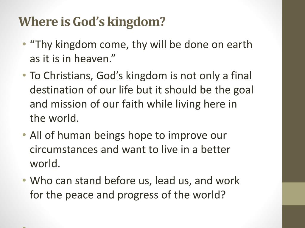PPT - God's Kingdom: Movers and Shakers of the World PowerPoint ...