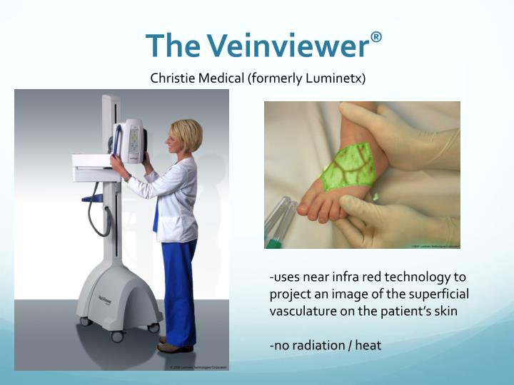 PPT - Evaluation of the Veinviewer ® for IV cannulation in children ...