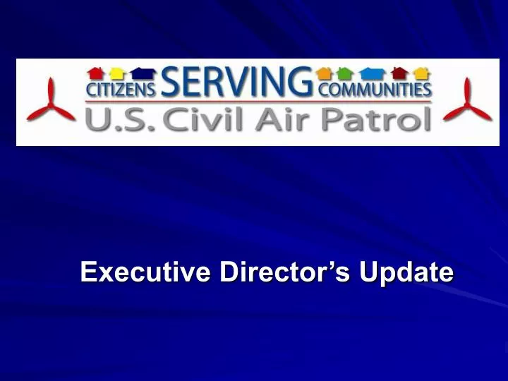 PPT - Executive Director’s Update PowerPoint Presentation, free ...