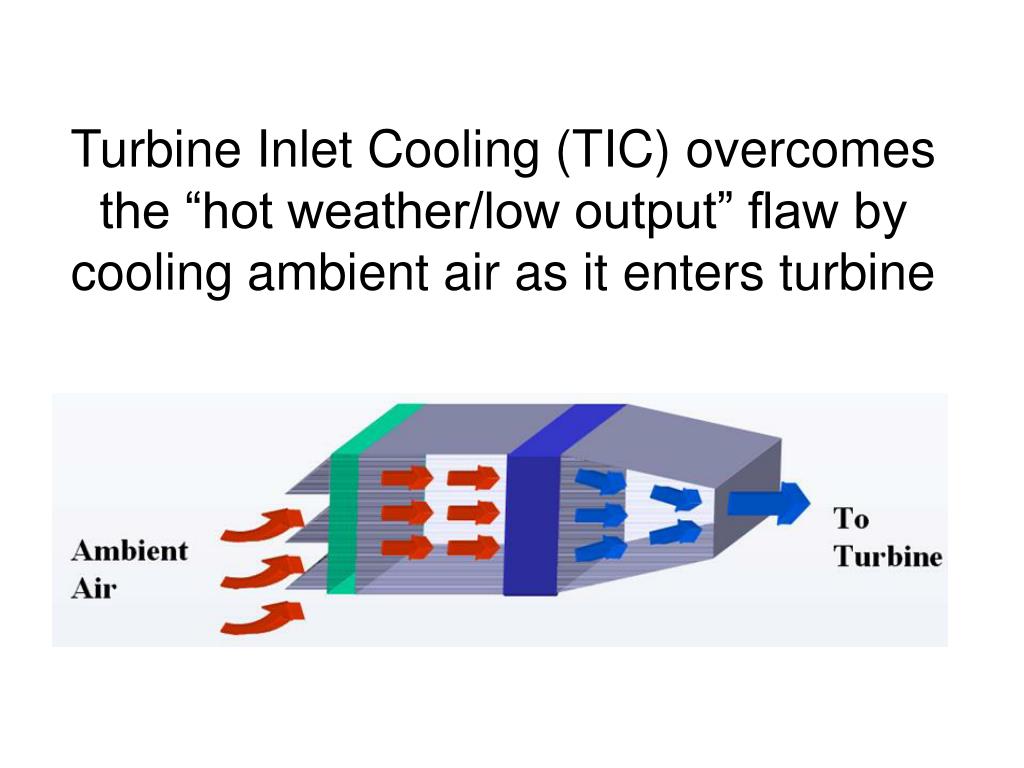 PPT - Turbine Inlet Cooling: A promising option for increasing Thailand ...