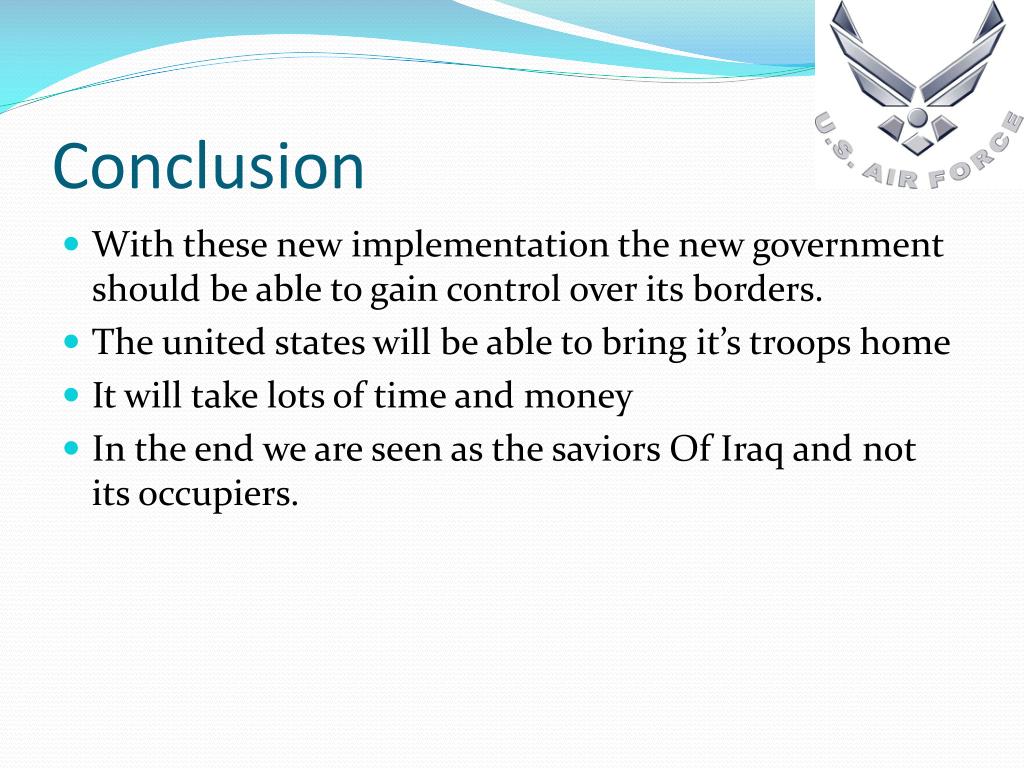 PPT - How The United States Will Win the War in Iraq PowerPoint ...