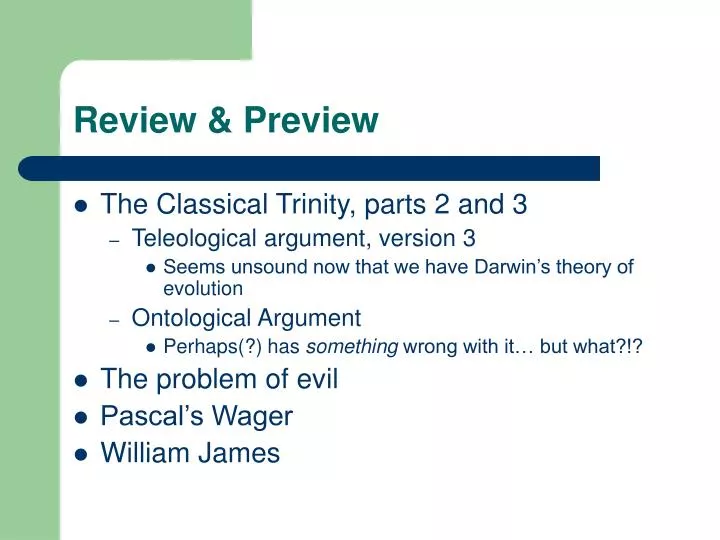 PPT - Review & Preview PowerPoint Presentation, free download - ID:2944176