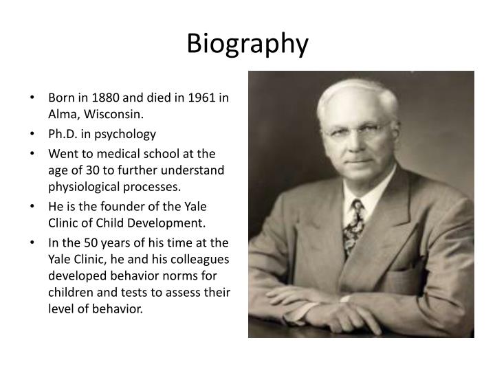 PPT - Arnold Gesell: Maturation and the Incomplete Man Test PowerPoint ...